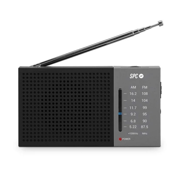 SPC Jetty Lite Radio Portatil Analogica FM/AM - Entrada Jack 3.5mm ...